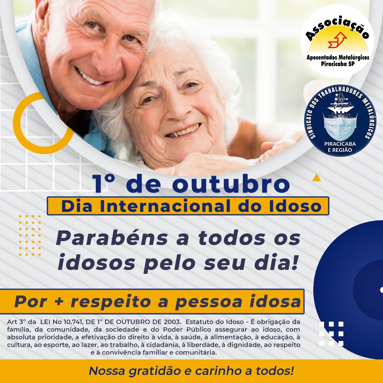 1º de outubro – Dia Internacional do Idoso | Sindicato dos Metalúrgicos ...