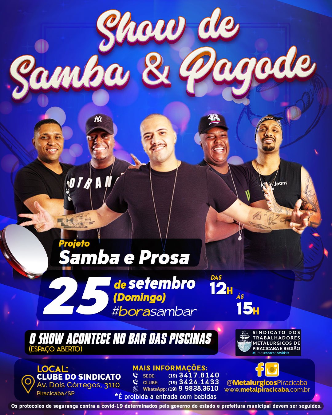 Show de Samba & Pagode | Sindicato dos Metalúrgicos de Piracicaba e Região