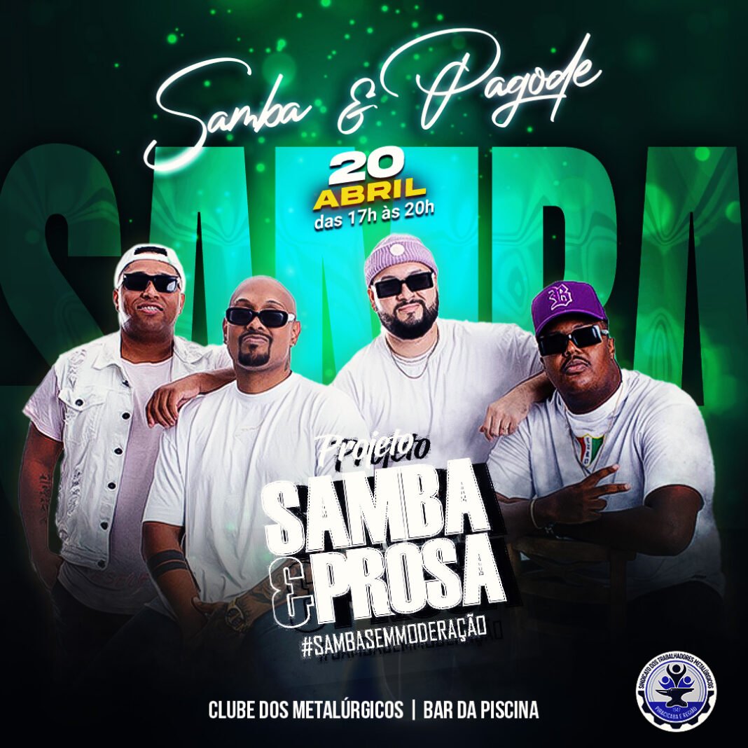 Sábado tem Projeto Samba e Prosa no bar da piscina | Sindicato dos ...